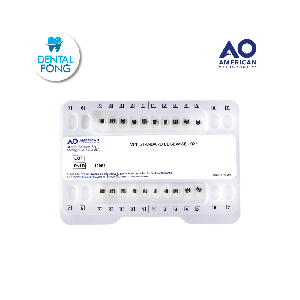 BRACKETS MINI ESTANDAR CON HOOK .022 JGO – Depósito Dental Fong - Beethoven